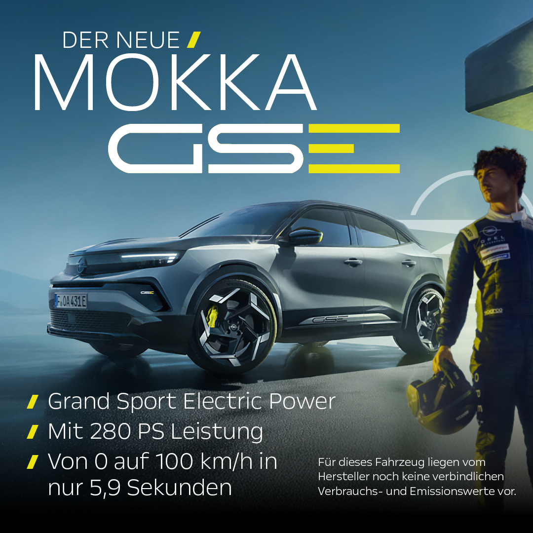 Der neue Opel Mokka GSE | Autohaus Gerstel GmbH & Co. KG
